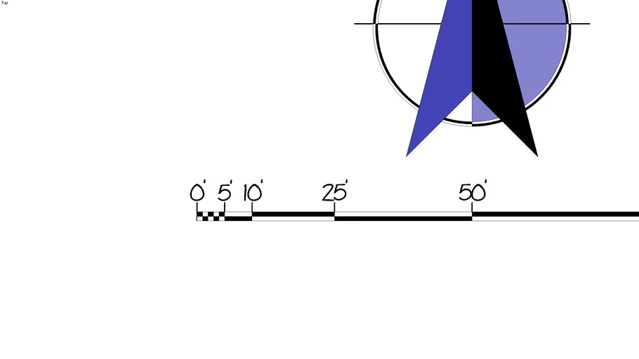 Azimuth + Scale at 100' | 3D Warehouse