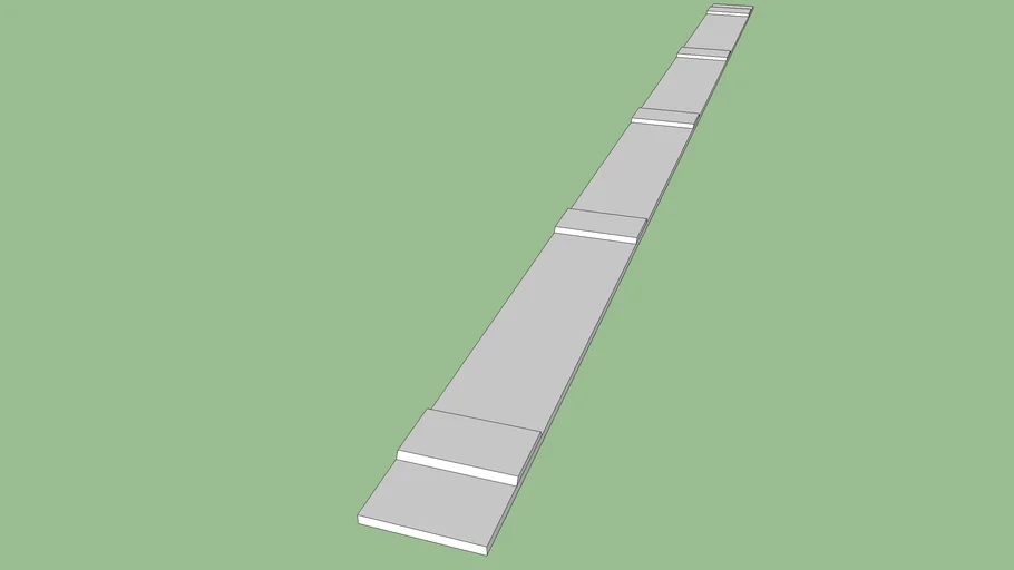Profiled Lane Line | 3D Warehouse