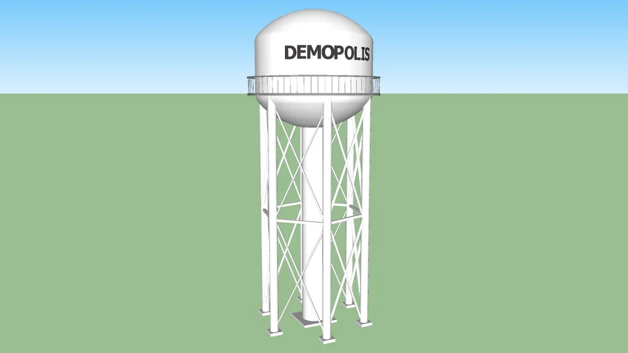 6 Leg Water Tank - Demopolis | 3D Warehouse