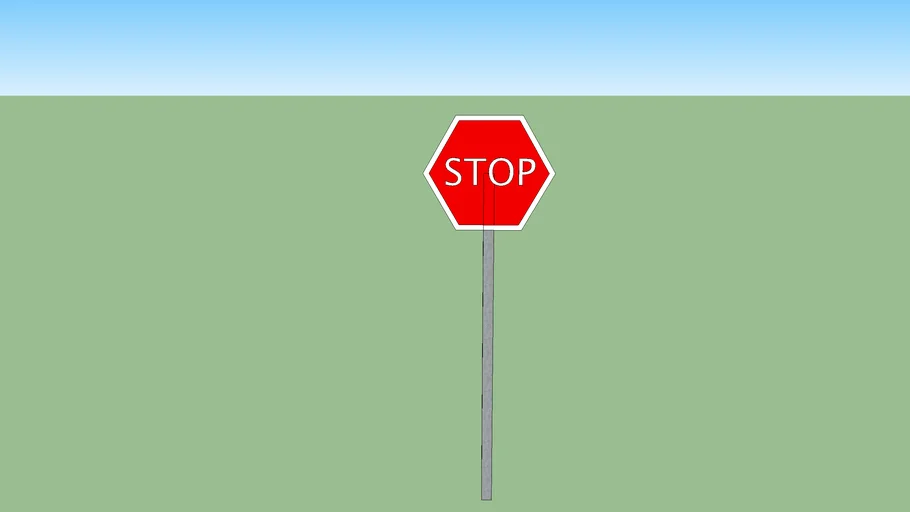 Stop SIgn | 3D Warehouse