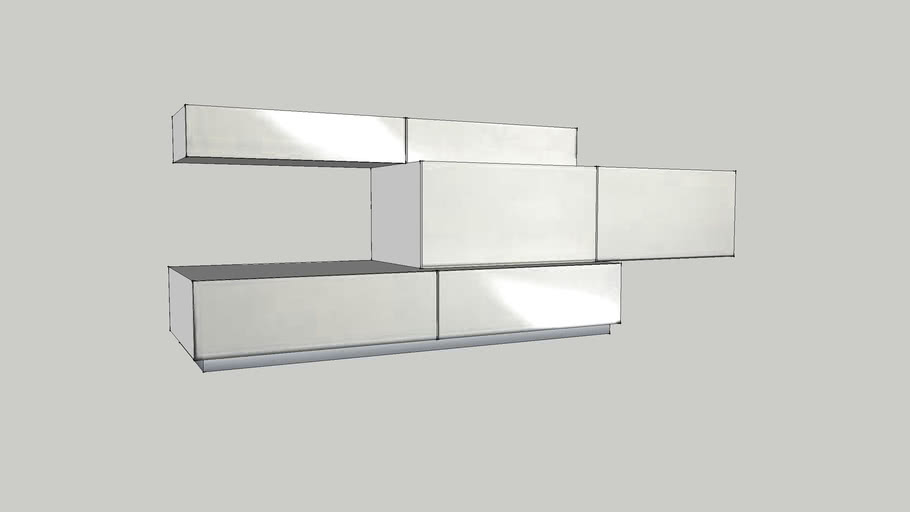 modern Display cabinet | 3D Warehouse