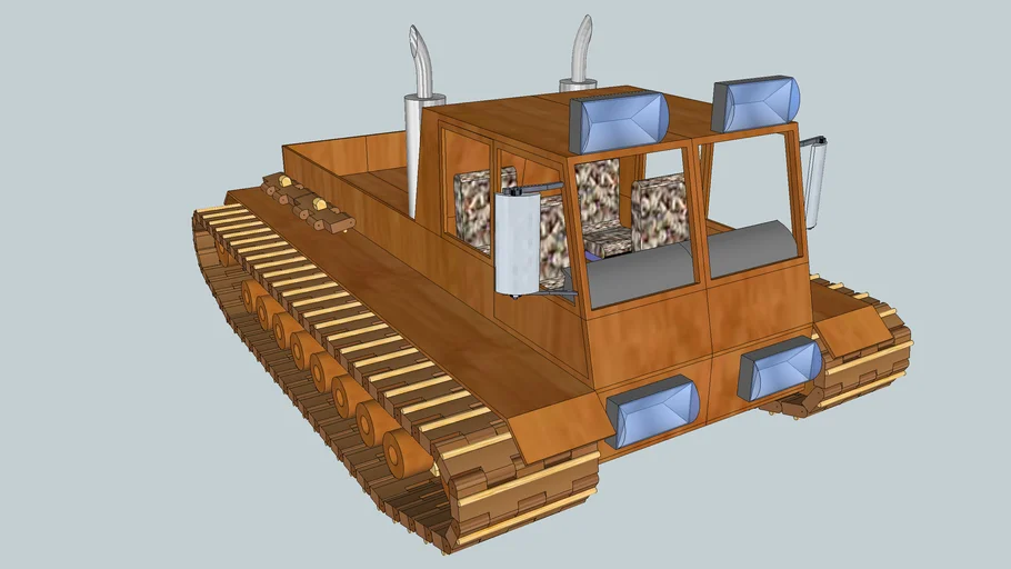 Wooden Snow Vehicle | 3D Warehouse
