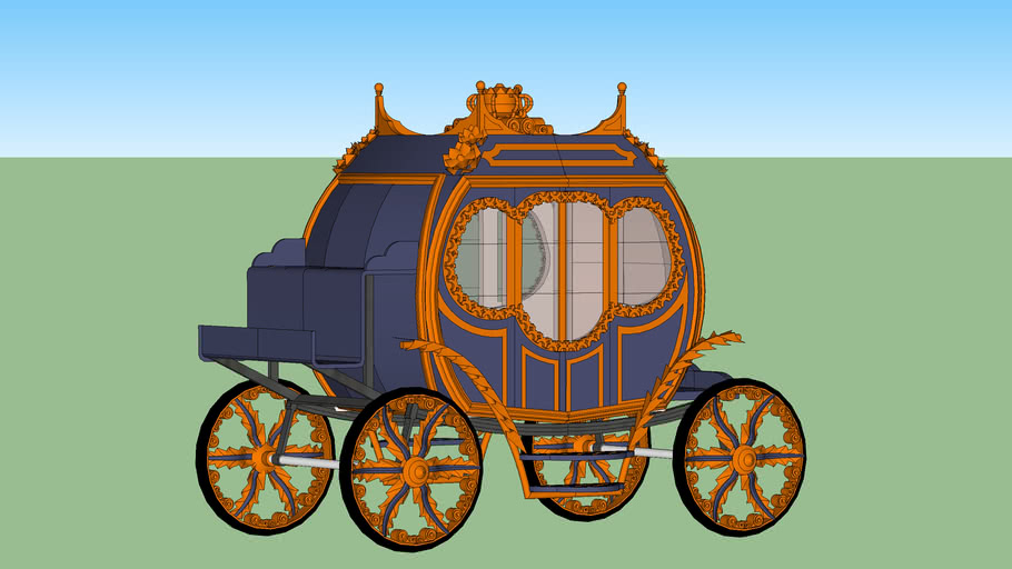 ROYAL HORSE DRAWN CARRIAGE/STAGECOACH | 3D Warehouse