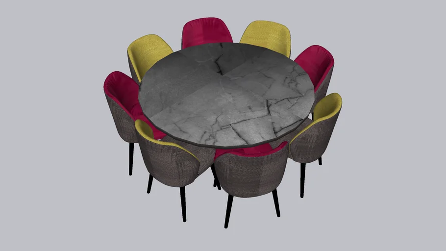 table de 8 | 3D Warehouse