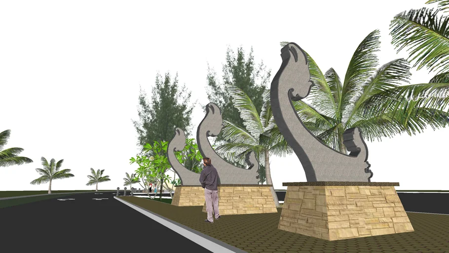 Terengganu's Bangau Landmark | 3D Warehouse