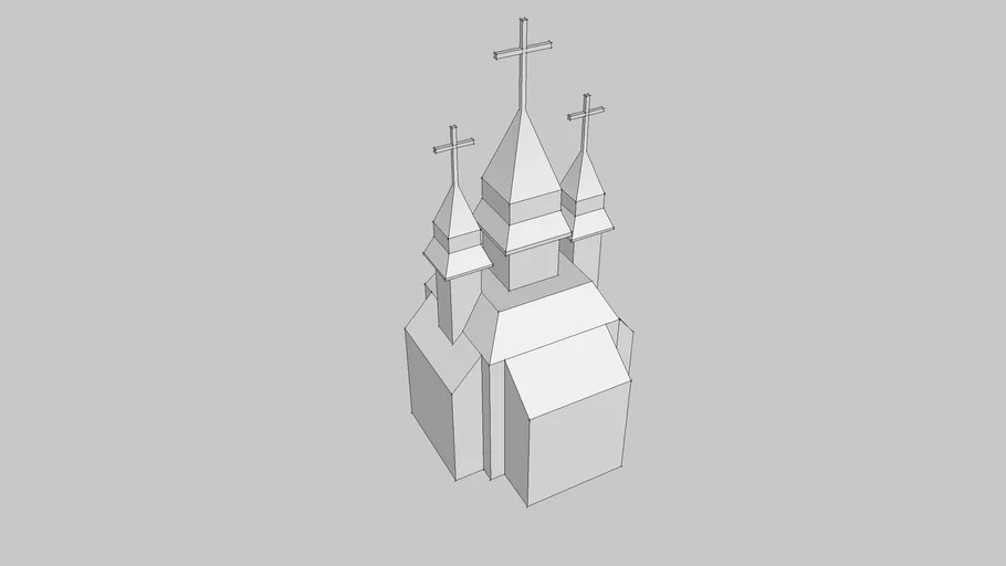Church simple model | 3D Warehouse
