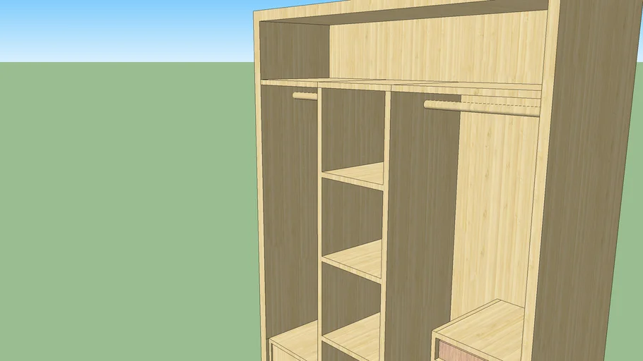 Modern wardrobe | 3D Warehouse