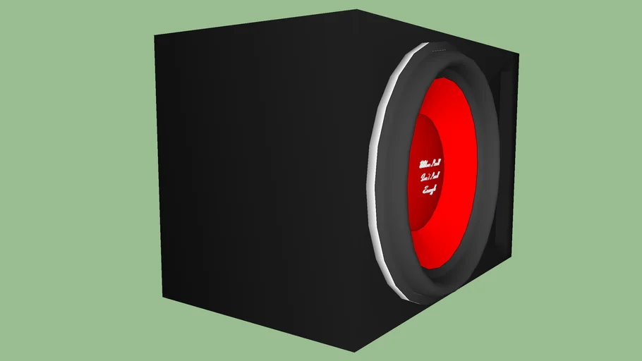 22' Subwoofer in box | 3D Warehouse