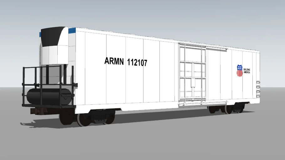 TrinityRail 64ft Mechanical Reefer - ARMN (Union Pacific) | 3D Warehouse