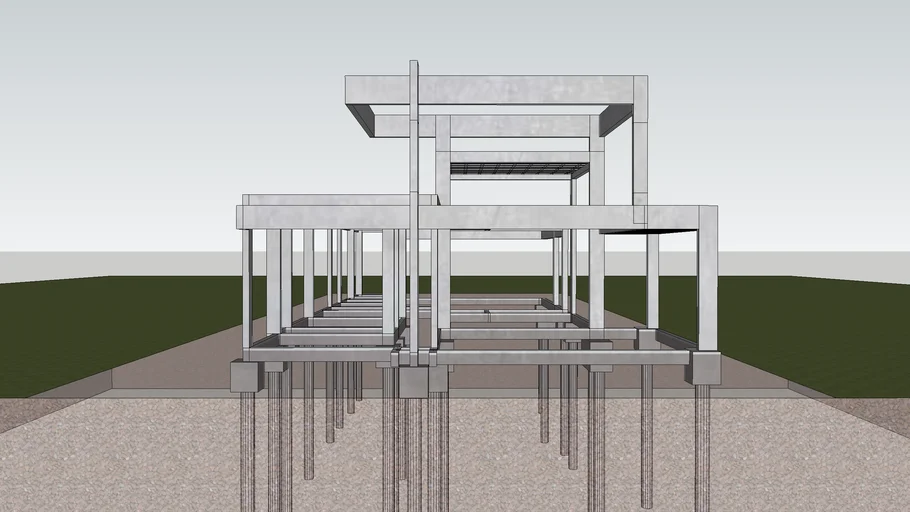 RESIDENCIA FL - ESTRUTURA - 3D | 3D Warehouse