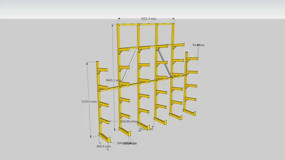 Cantilever | 3D Warehouse