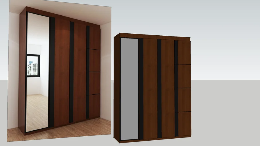 wardrobe 007 | 3D Warehouse