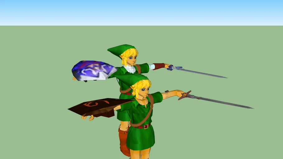 2 oot link adult and young | 3D Warehouse