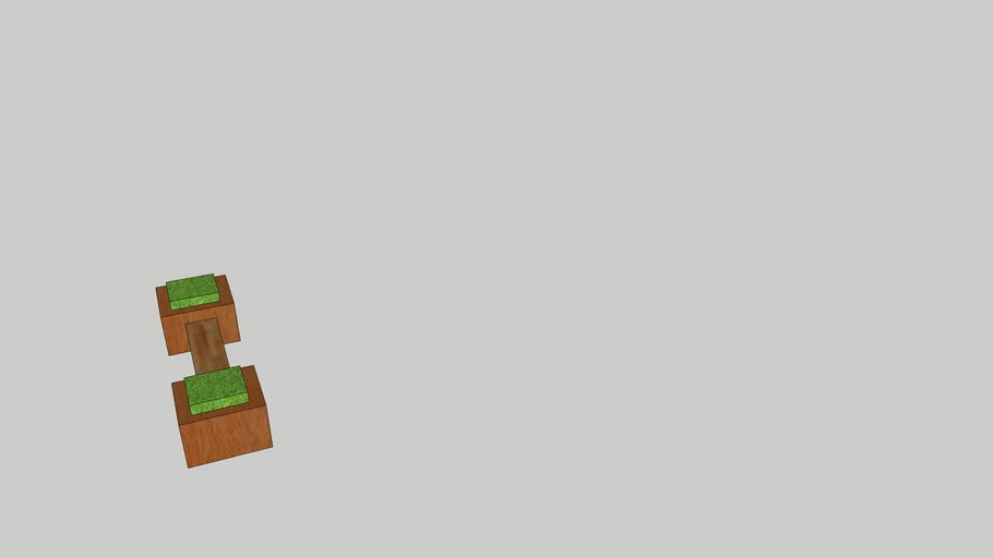 pot bench | 3D Warehouse