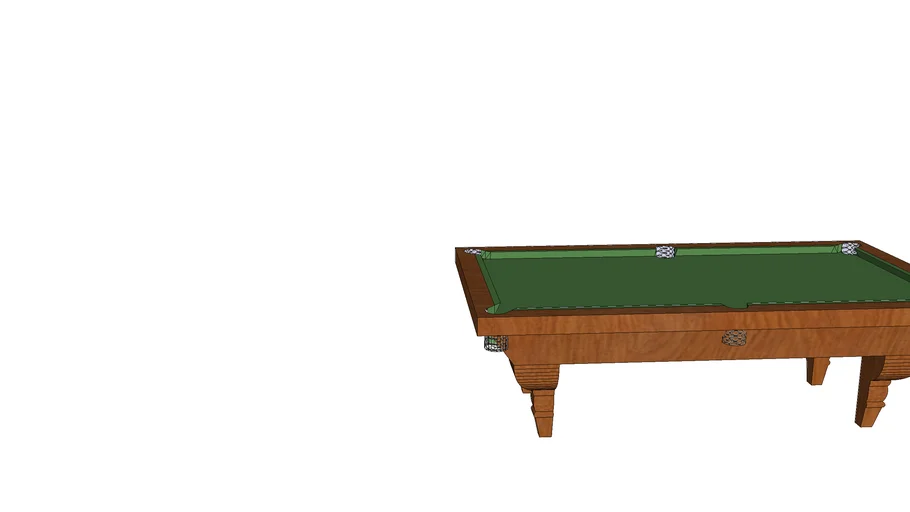 pool table | 3D Warehouse