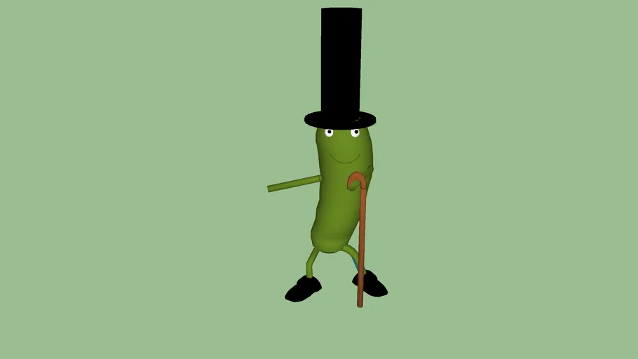 Dancing Pickle Cartoon