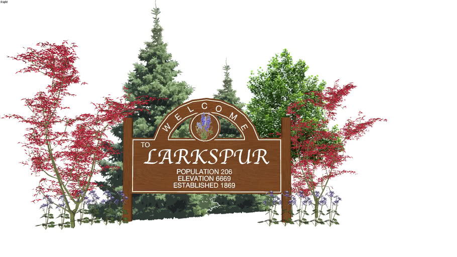 Welcome Sign | 3D Warehouse