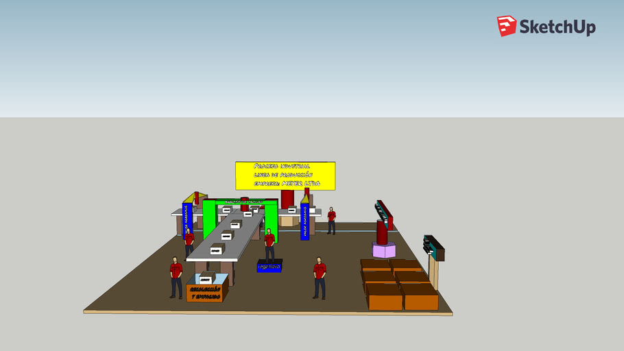 LINEA DE PRODUCCION | 3D Warehouse