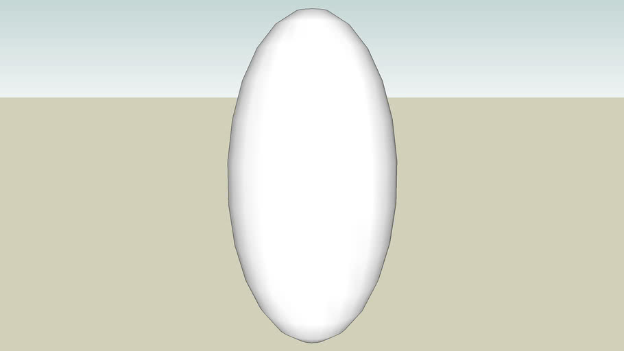 Prolate spheroid | 3D Warehouse