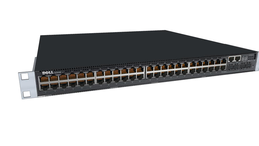 Dell N3000 Open Network Switch | 3D Warehouse