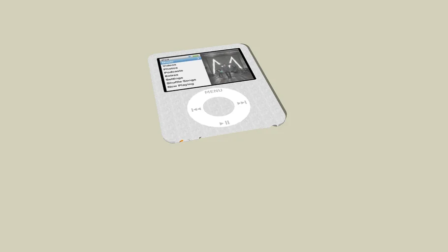 iPod Nano 3rd Generation | 3D Warehouse