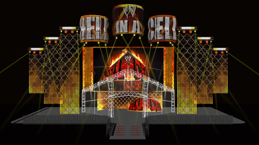 WWE Hell in a Cell 2011 HD Stage | 3D Warehouse