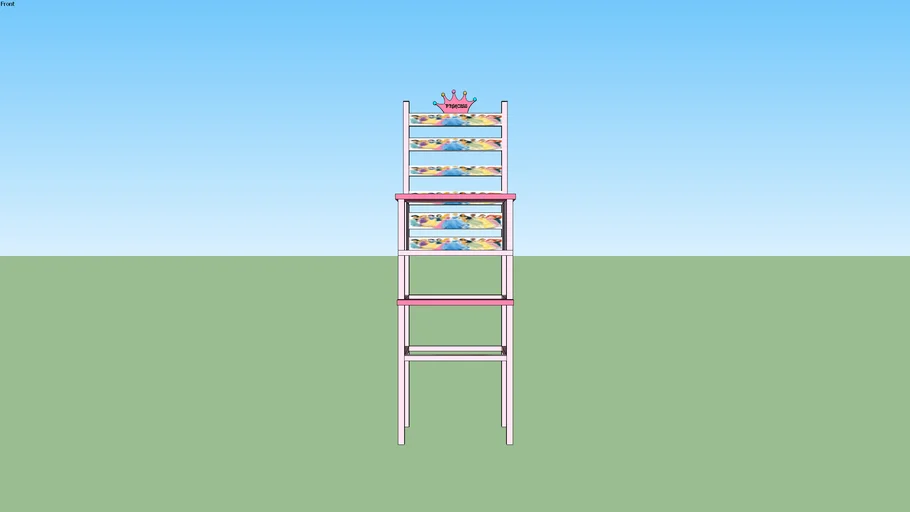 Baby Girl Princess High-Chair | 3D Warehouse