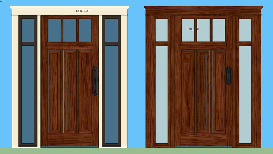 Door and ventilator | 3D Warehouse