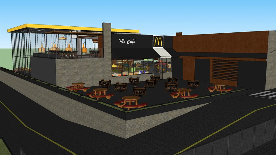 Modern McDonalds Project 3D Warehouse, 56% OFF