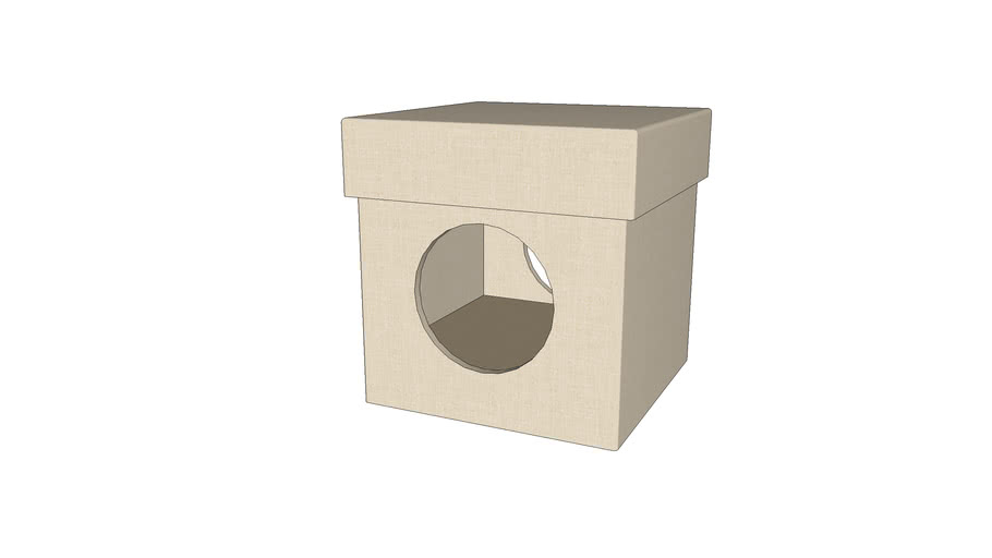 cat play box/foot stool | 3D Warehouse