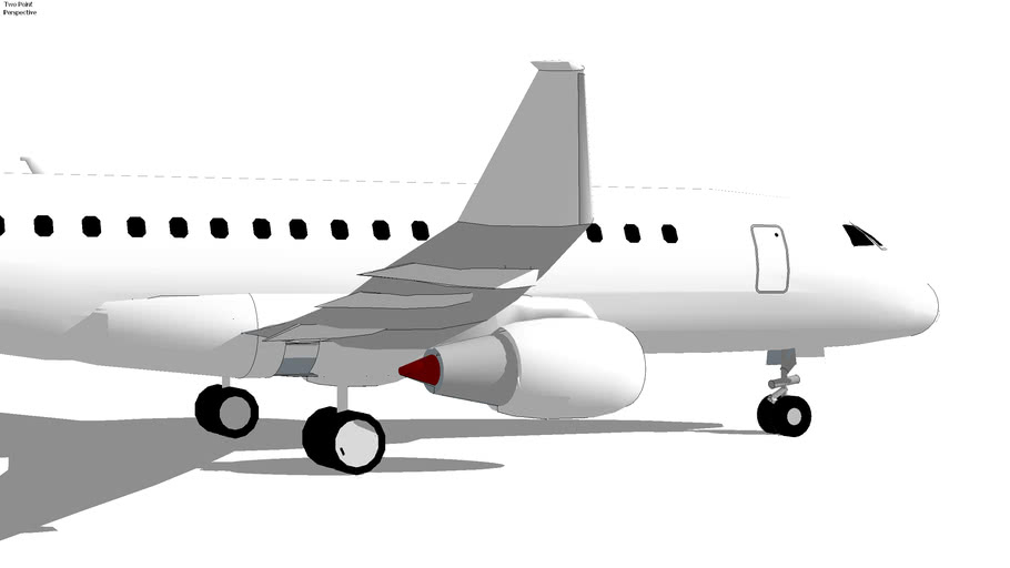 Embraer E-175 *New Winglet Design* (E-175/E-175SC) | 3D Warehouse