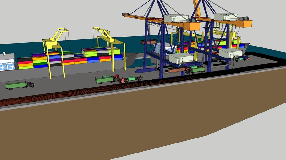 Temporary Zombie Fortress: Dock | 3D Warehouse