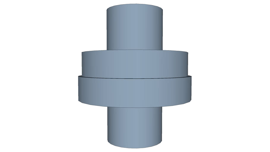 PVC union 12mm cement | 3D Warehouse