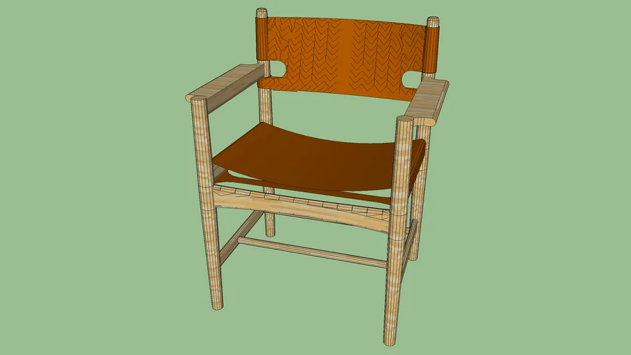 sillas mod. 3237 y 3238 de Fredericia | 3D Warehouse