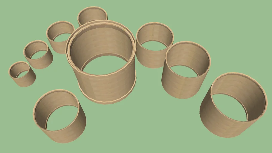 DW Collector's Series Drum Shells | 3D Warehouse