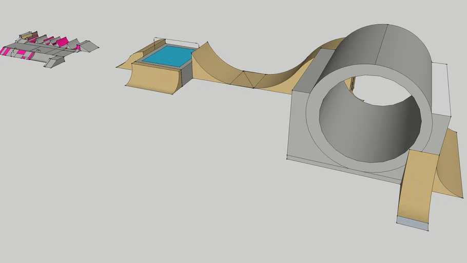 super skate park!! | 3D Warehouse