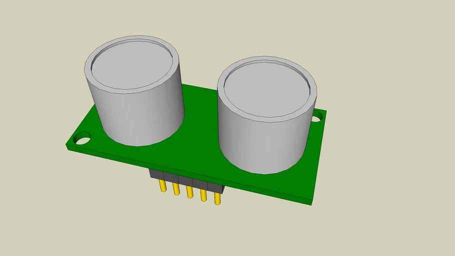 Devantech SRF04 Sensor | 3D Warehouse