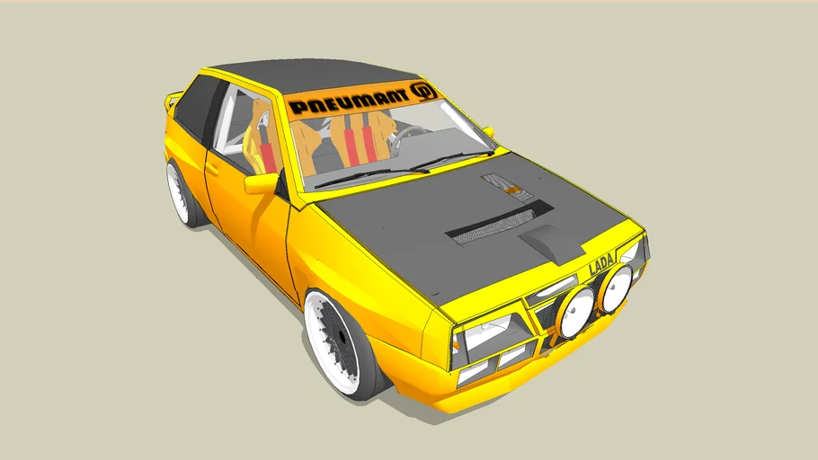 1993 Turbo-Lada Samara Customized | 3D Warehouse
