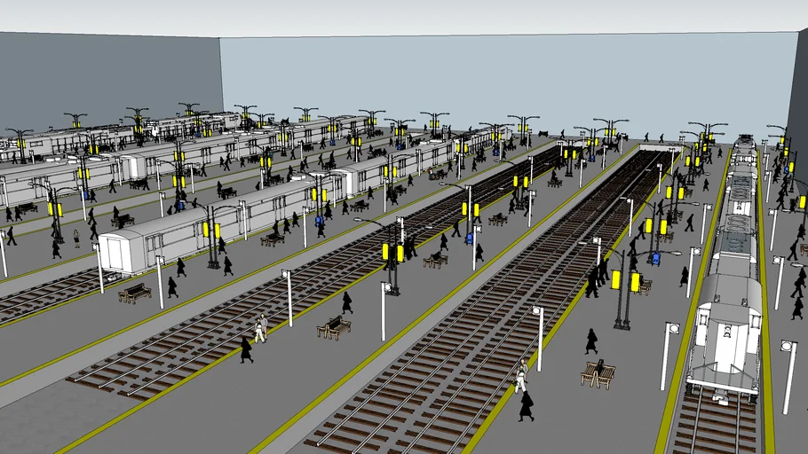 The Big Train Station (T.B.T.S) | 3D Warehouse