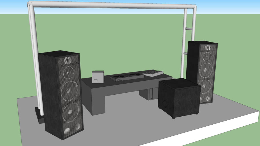 Speaker Set-up | 3D Warehouse