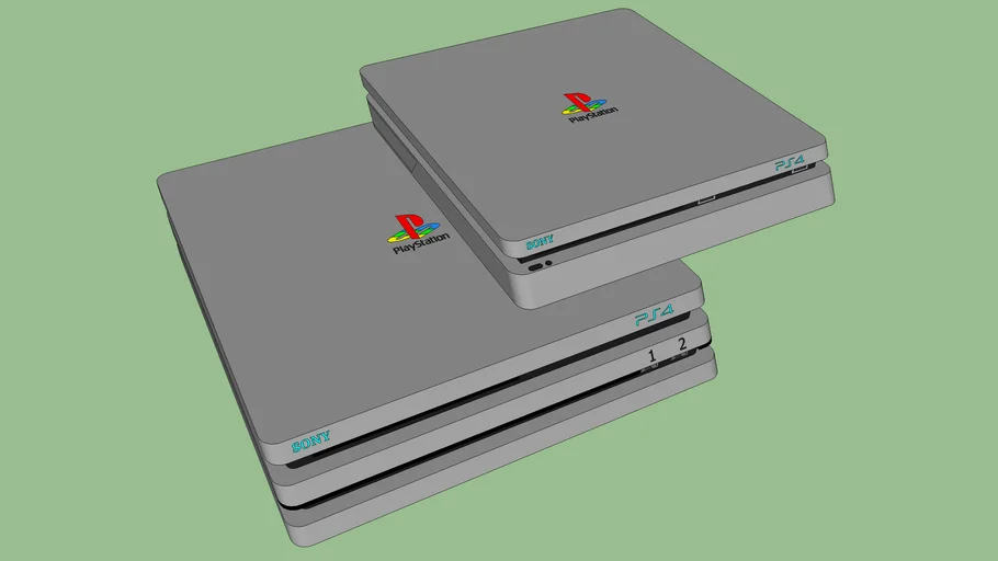 PS4 Mini and PS4 to PS Old | 3D Warehouse