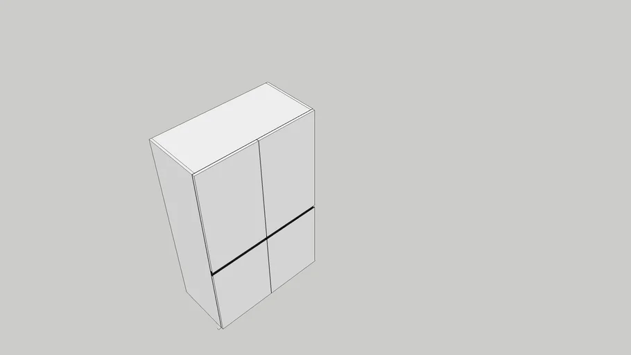 Lines Tall_unit D70 H190 T5 W120 | 3D Warehouse