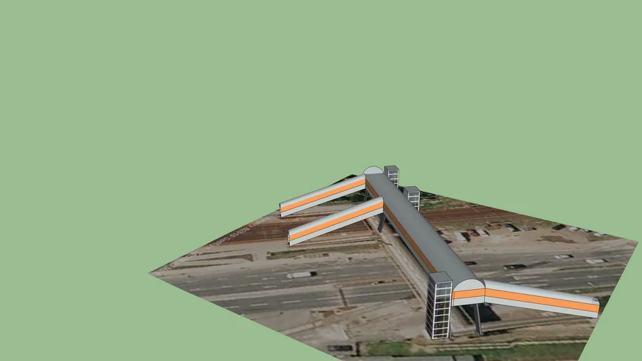 Footbridge of Ferihegy | 3D Warehouse