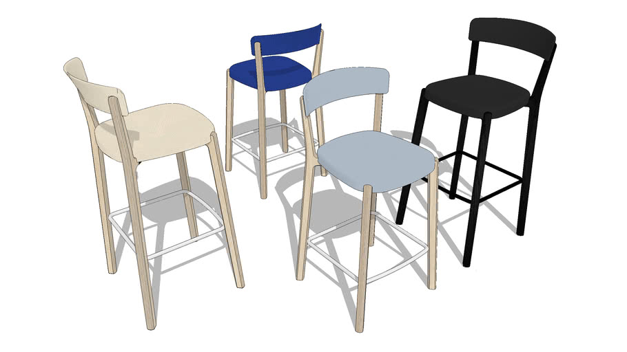 ENEA - Noa stool by Estudi Manel Molina | 3D Warehouse