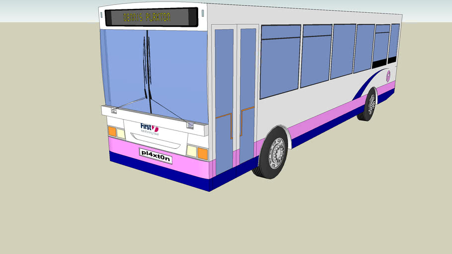 a first bus dennis plaxton | 3D Warehouse