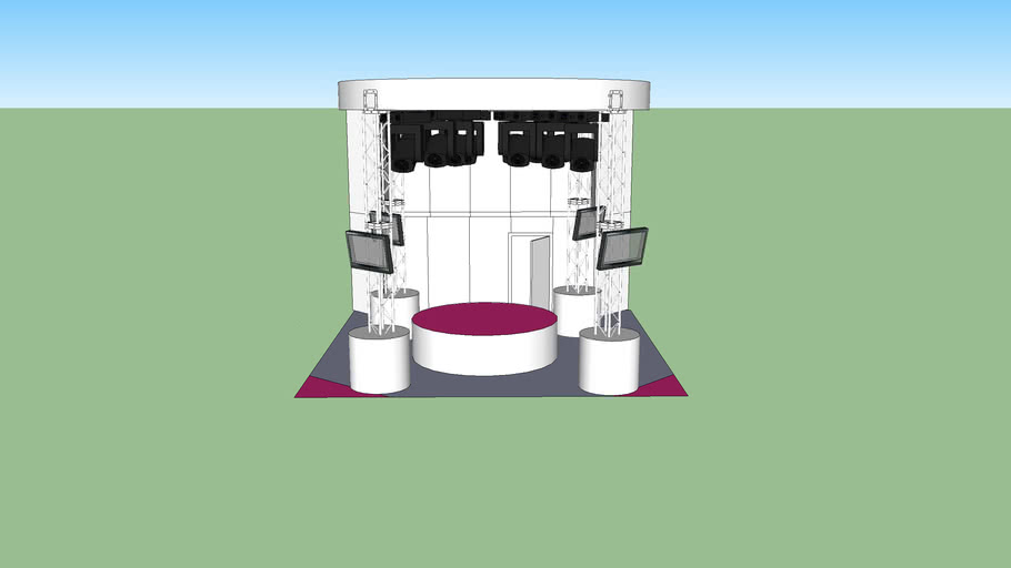 Exhibition Stand 7 m Round | 3D Warehouse