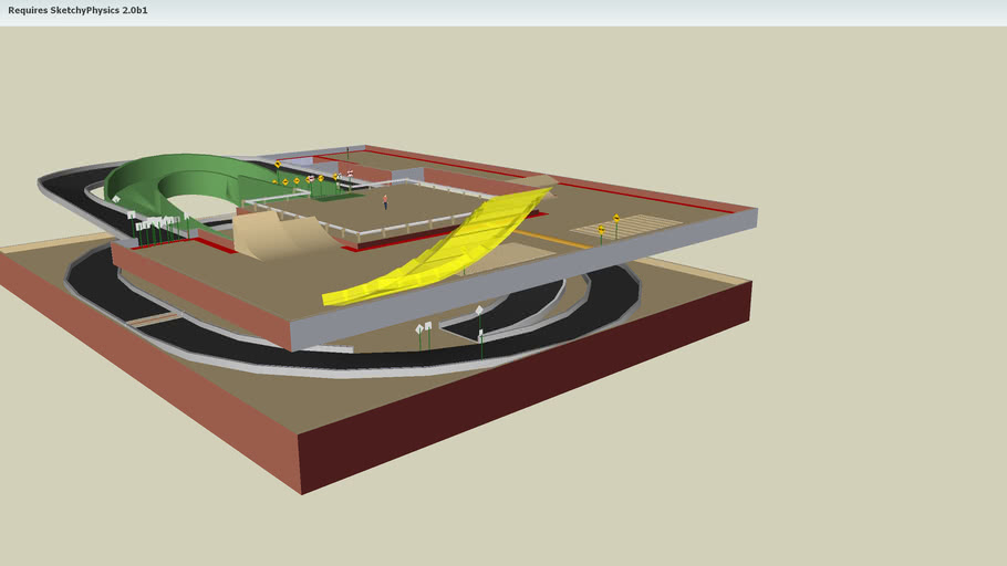 sketchyphysics test area (ORIGANAL) | 3D Warehouse