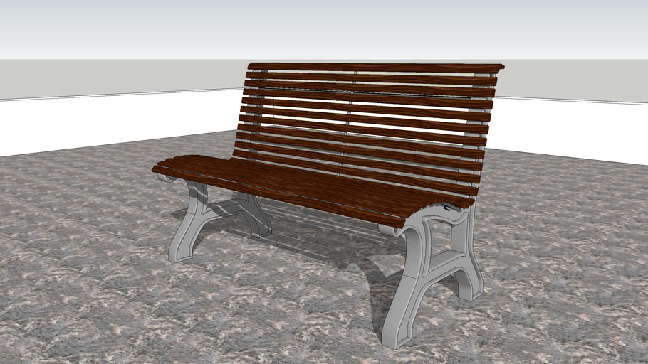 Park bench | 3D Warehouse