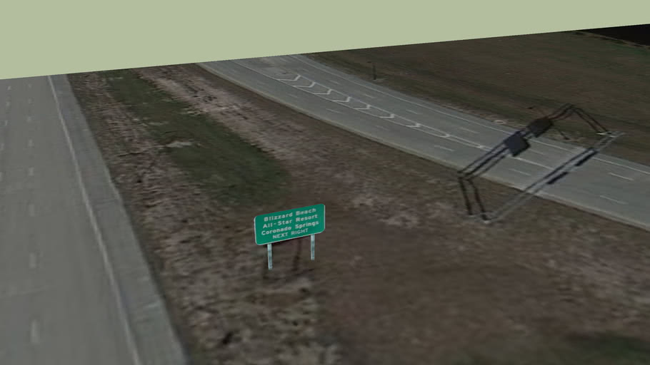 World Drive Sign#9 Northbound | 3D Warehouse