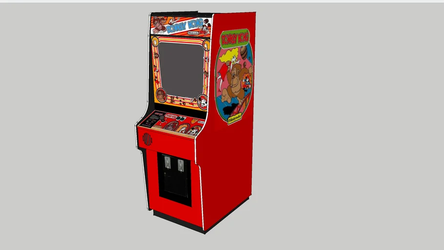 Donkey Kong arcade game | 3D Warehouse
